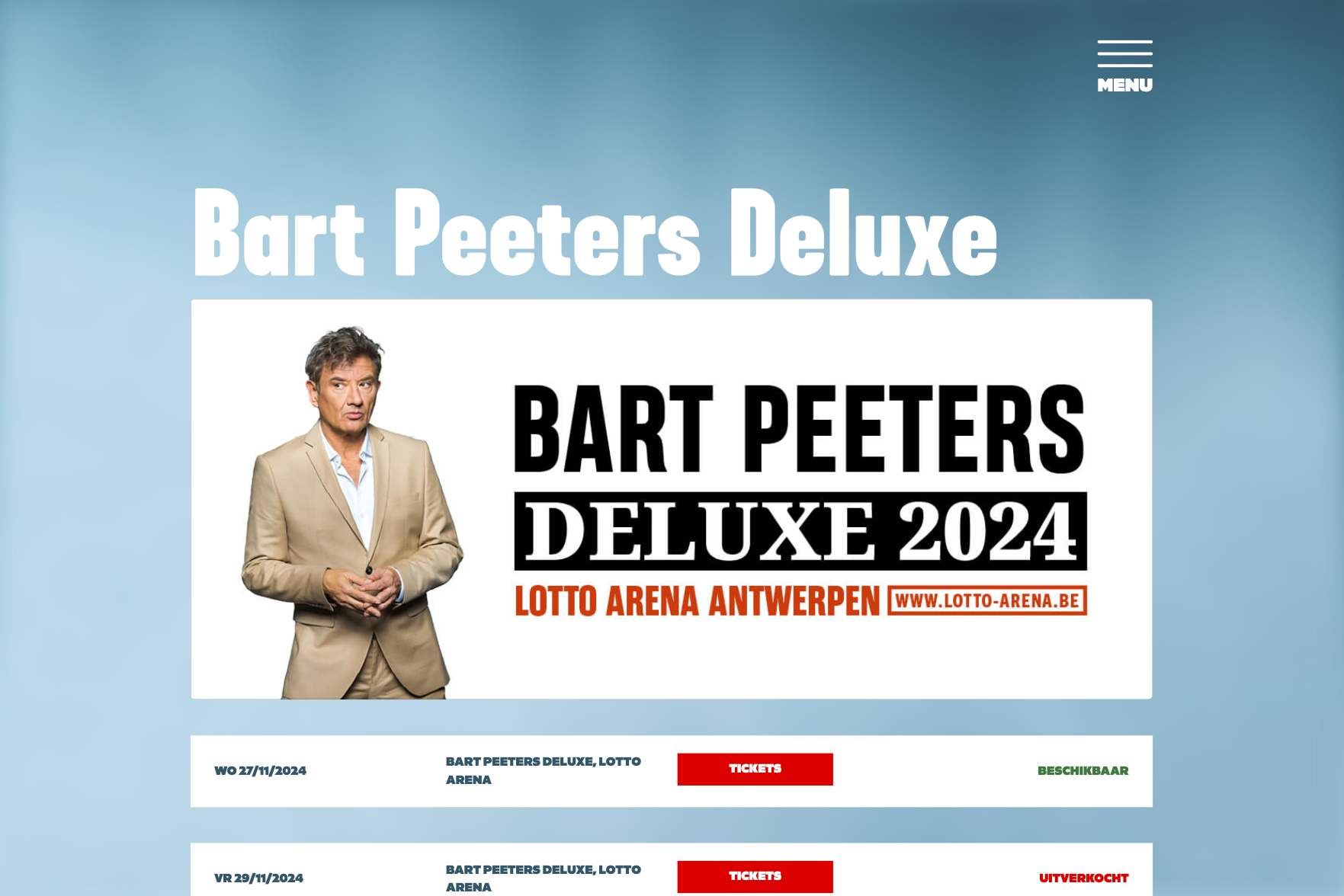 Bart Peeters | Deluxe